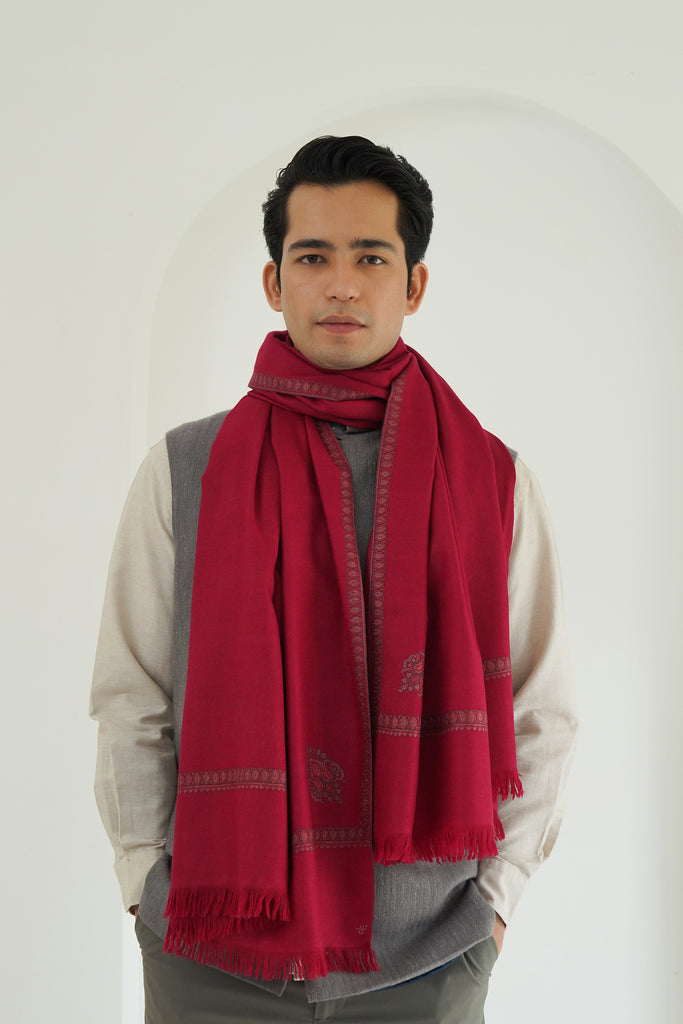 Shop Hand Embroidered Pashmina Shawls, Stoles, & Scarves Online