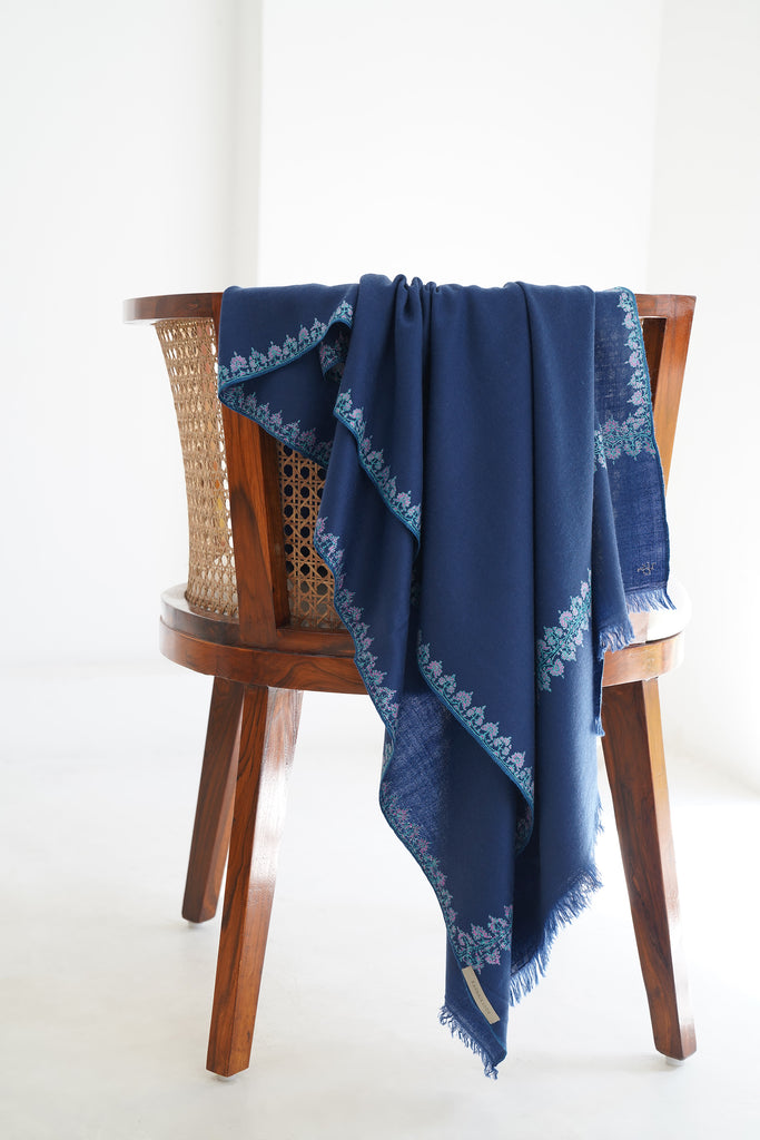 Shop Hand Embroidered Pashmina Shawls, Stoles, & Scarves Online
