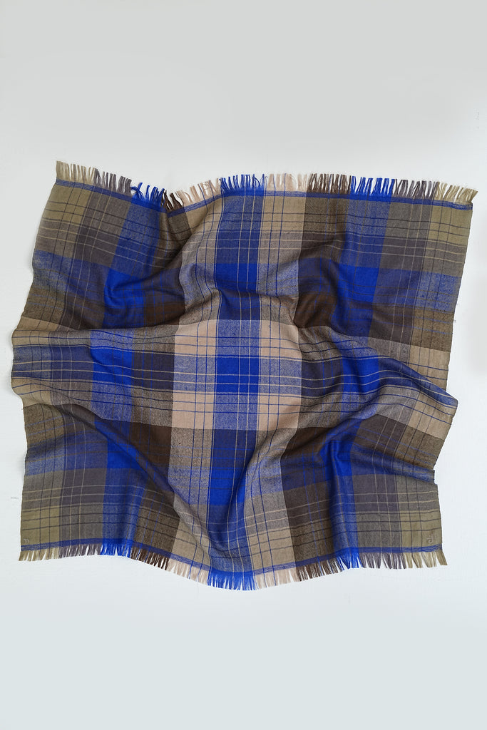 Handwoven Cashmere Twill Weave Neck Scarf | Kashmir Loom